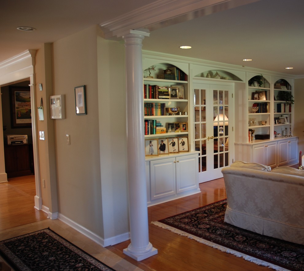 Low Walls/Interior Columns - Traditional - Family Room - New York - by ...