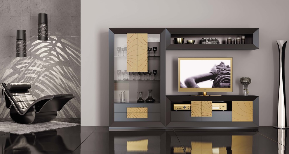 Macral Design. ENTERTAINMENT CENTER SK20 - Contemporary - Family Room ...