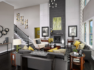 Model Home Interiors - Family Room - Orlando - by Intermark Design ...