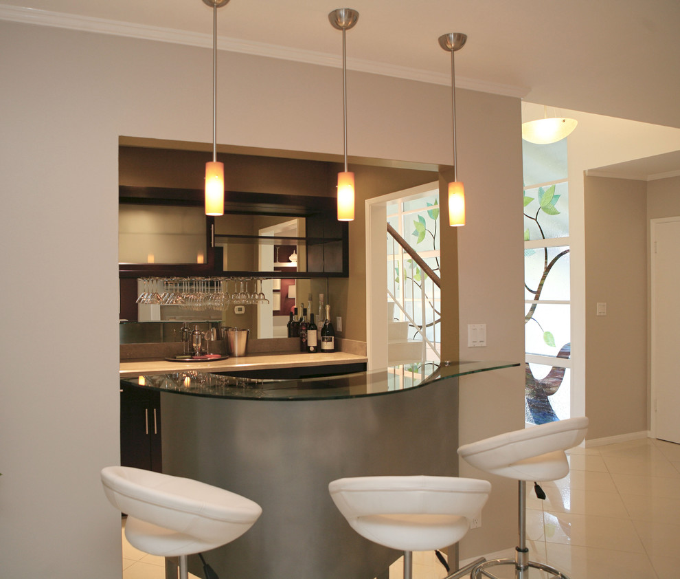 Modern Chic - Modern - Home Bar - Los Angeles - by DD interior Design ...