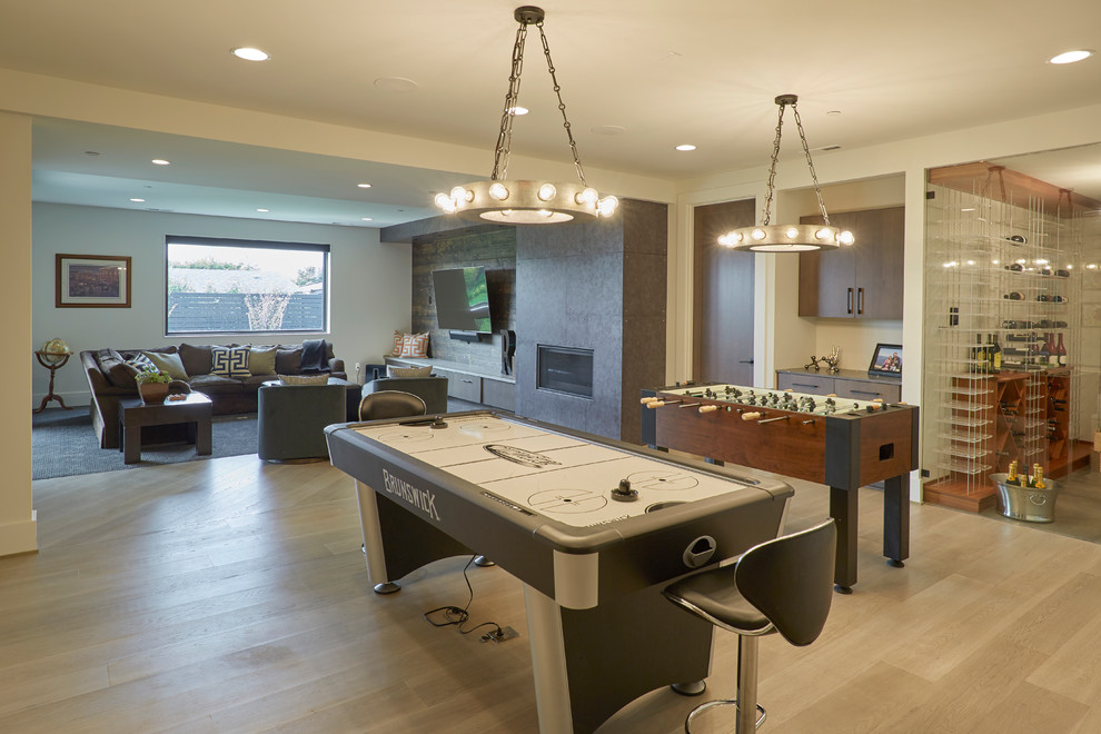 Modern Custom Game Room - Contemporary - Family Room - Seattle - by ...