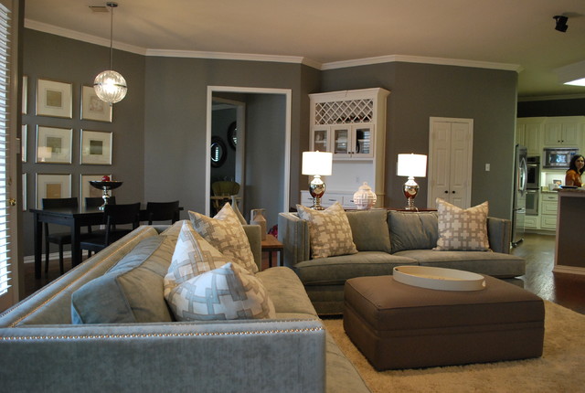 Modern Family Room Grey