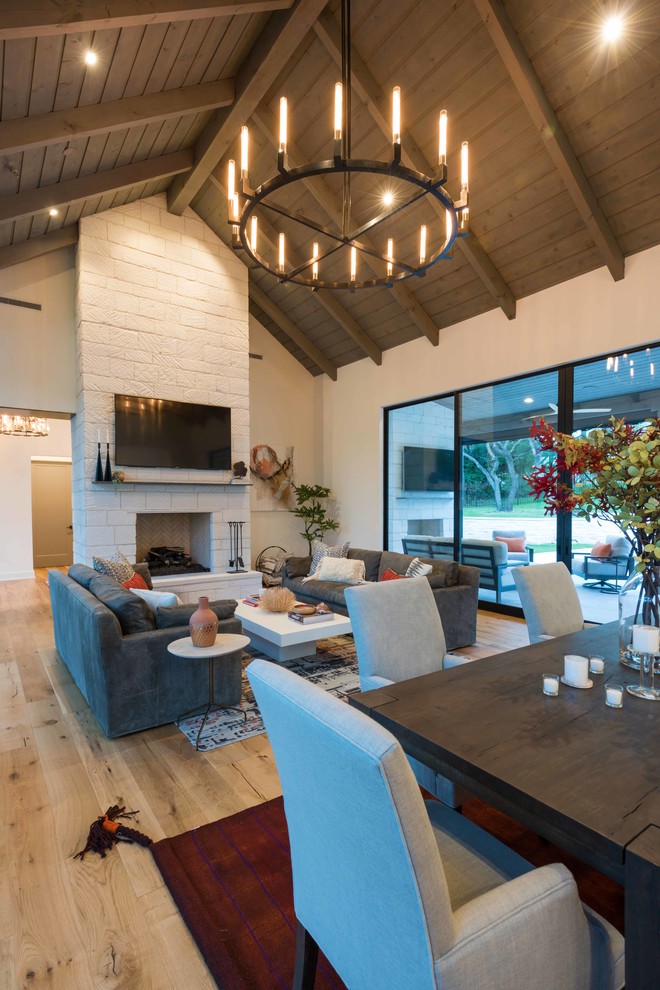 Modern Farmhouse - Country - Games Room - Austin - by Geschke Group ...