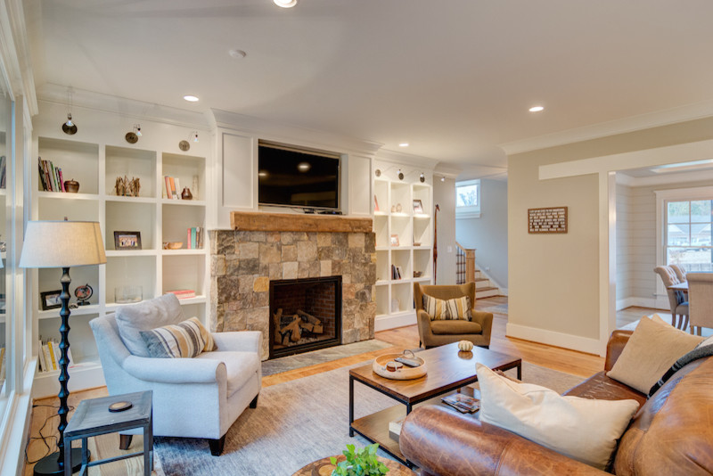 Modern Farmhouse in Brookberry Farm - Farmhouse - Family Room - Other ...