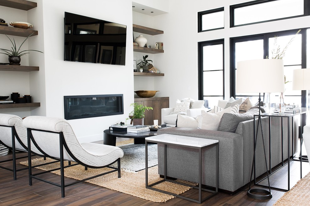 Modern in the Country - Modern - Family Room - Sacramento - by Design ...