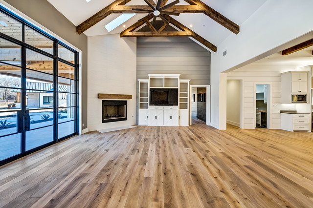 Modern Industrial Farmhouse - Moderno - Salotto - Dallas - di The ...