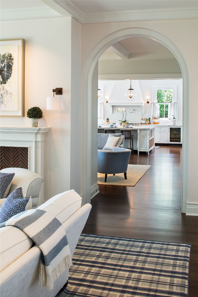 Modern Shoreline Colonial - Transitional - Family Room - New York - by ...