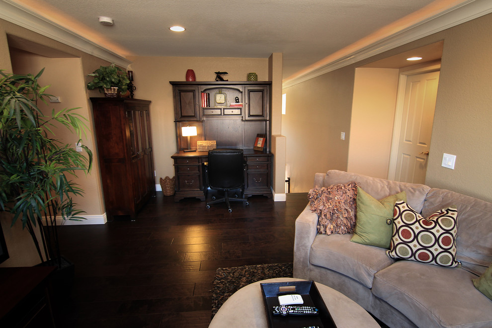 Moreno Valley - Loft Addition Bonus Room - Traditional - Family Room ...