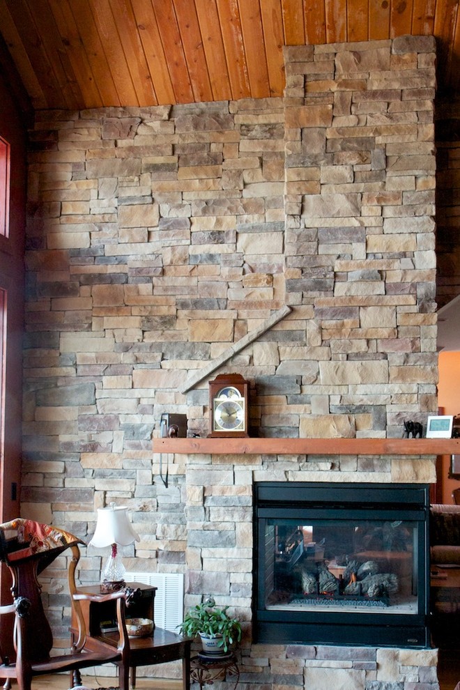 Mountain Stack Stone Veneer - Contemporary - Games Room - Chicago - by ...