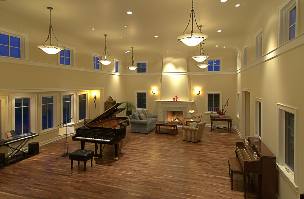 Music Room - Traditional - Family Room - Seattle - by Hanson Carlen | Houzz