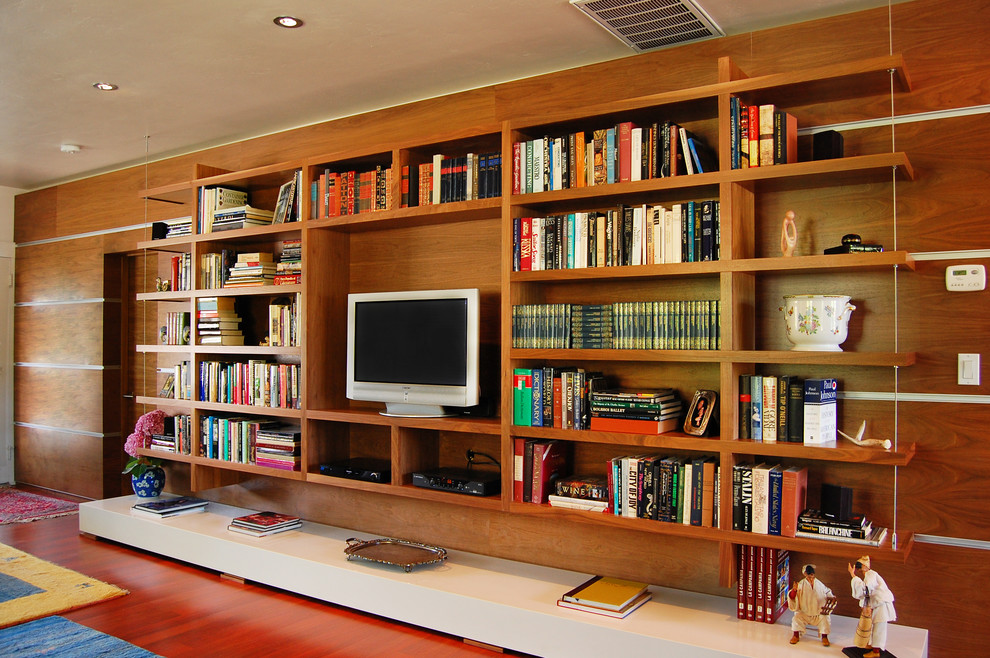 Napa bookcase. - Contemporary - Family Room - San Francisco - by Cugini ...