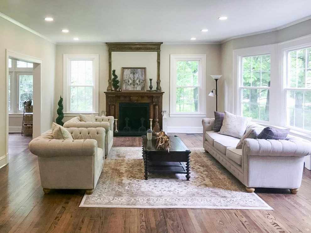 Neo-classical colonial restoration - Traditional - Family Room ...