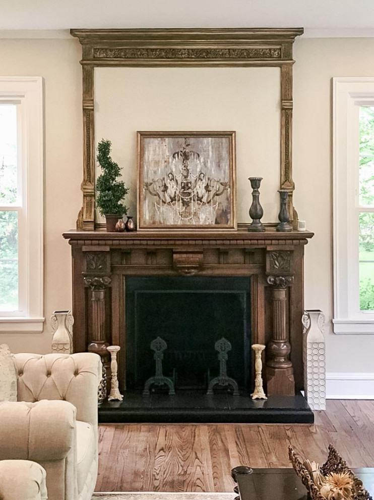 Neo-classical colonial restoration - Traditional - Living Room ...