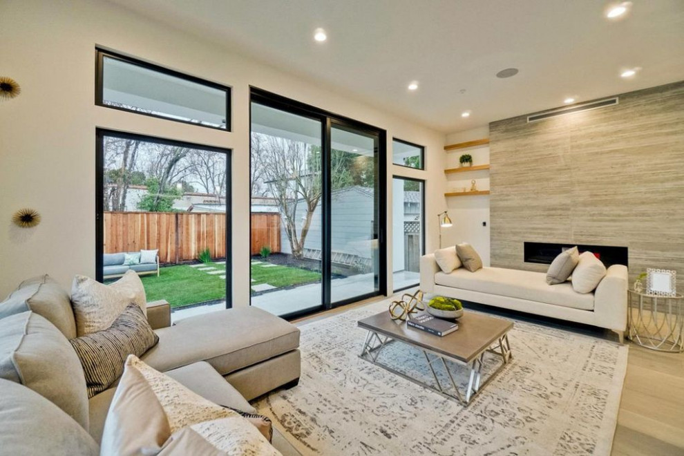 new construction san jose - Modern - Family Room - San Francisco - by ...