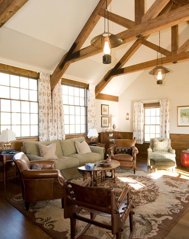 New Hampshire Farmhouse - Farmhouse - Family Room - Boston - by Judge ...