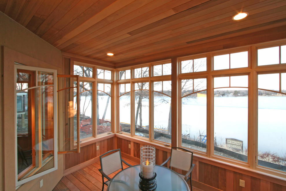 New Home Design and Build in Wayzata - Rustic - Family Room ...