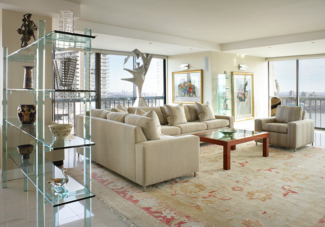 New Jersey High Rise - Contemporain - Salle de Séjour - Denver - par ...