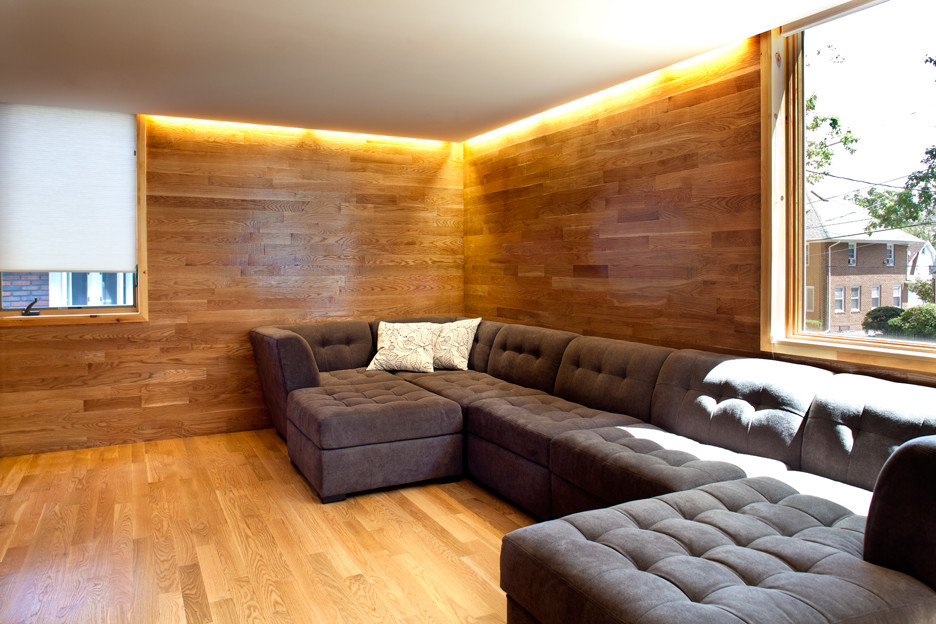 Oak Row House - Modern - Family Room - New York - by Jeff Jordan ...