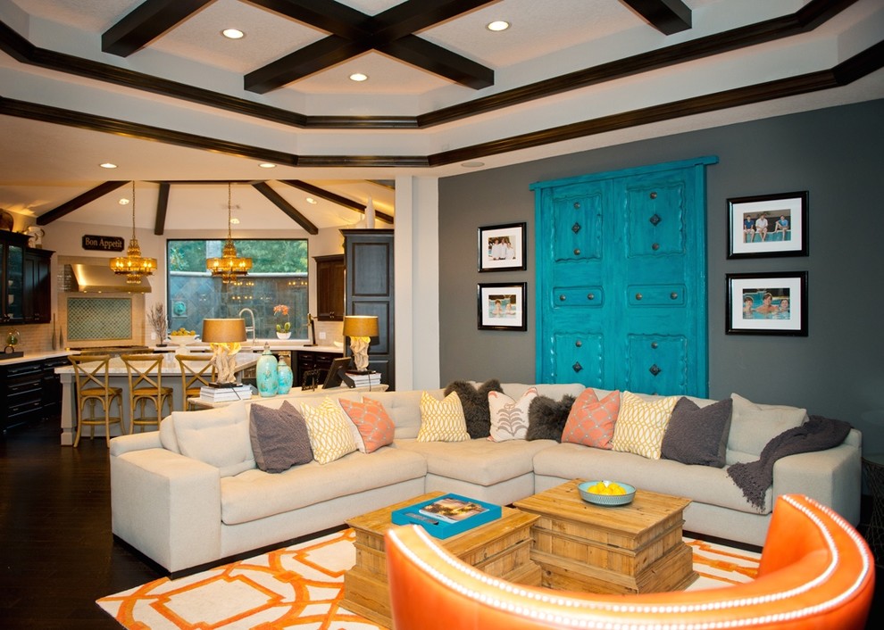Old World Meets Modern - Houston - Spring Branch - Modern - Family Room ...
