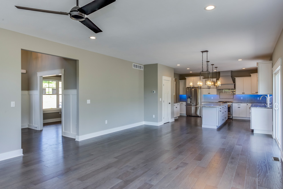 open floor plan - Craftsman - Family Room - Grand Rapids - by Advanced ...