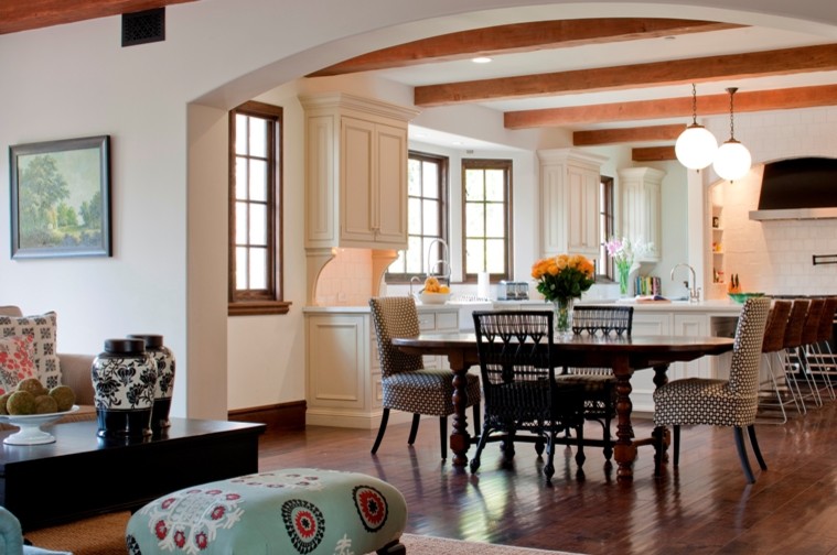 open kitchen - Traditional - Family Room - Los Angeles - by User | Houzz