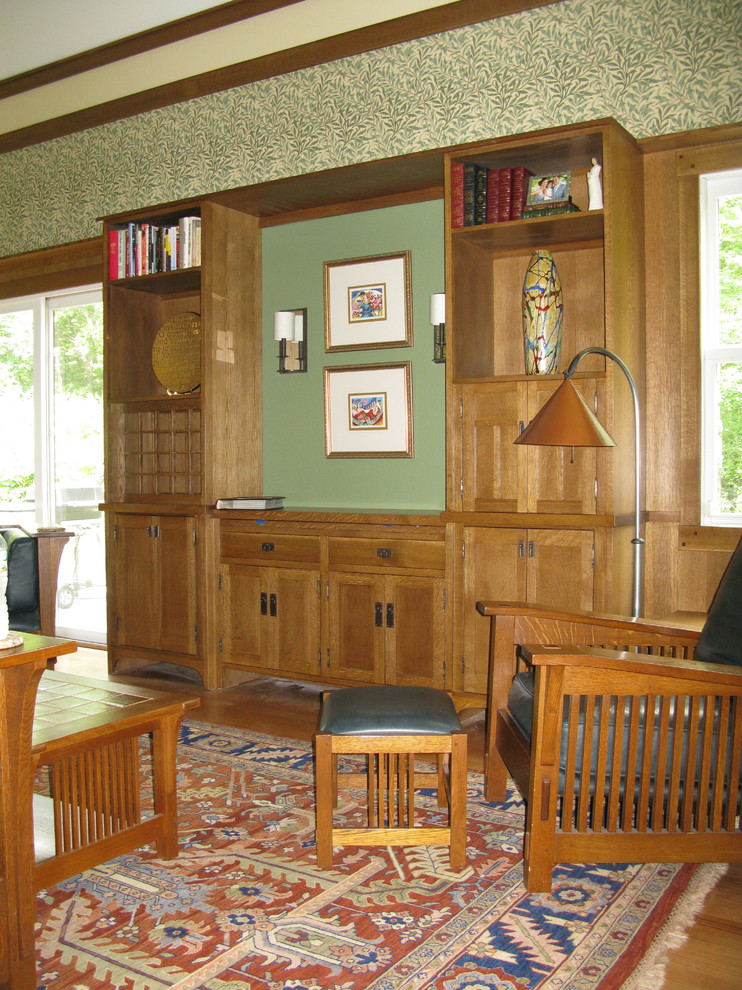 Our Humble Interpretation of Stickley Cabinets - Craftsman - Family ...