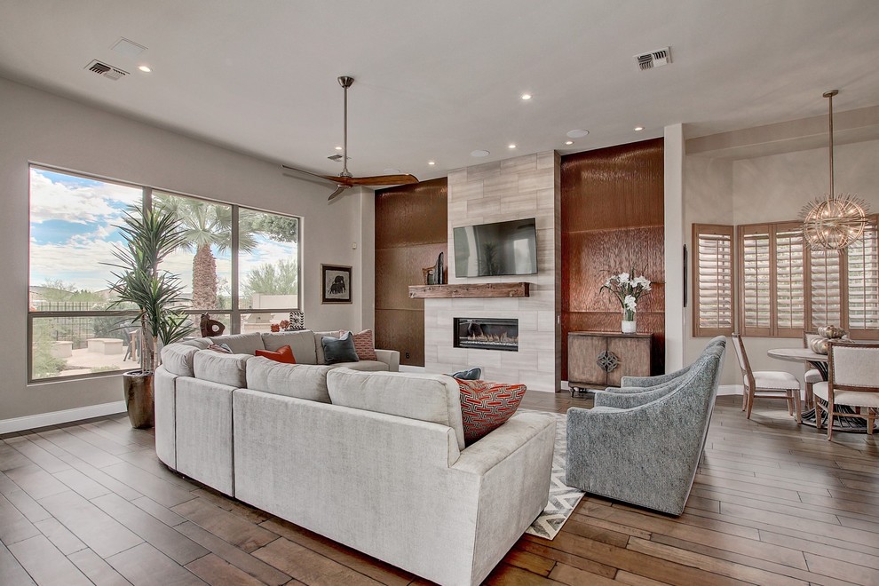 Phoenix Remodel - Contemporary - Family Room - Phoenix - by Halo ...