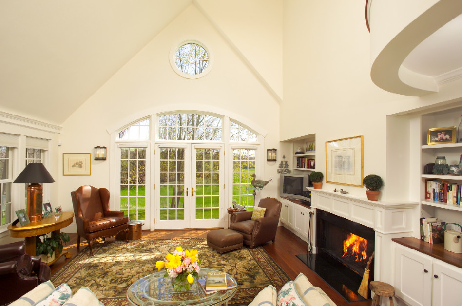 Pingree School Head Master House - Traditional - Family Room - Boston ...