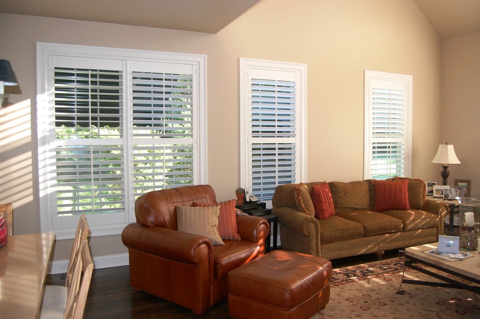Plantation Shutters - Traditional - Family Room - Tampa - by Shades IN ...