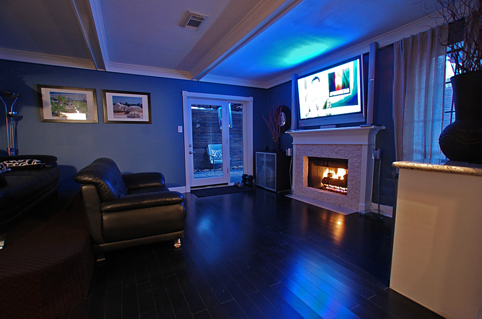 Potomac House - Contemporary - Family Room - Houston - by The Luxe ...