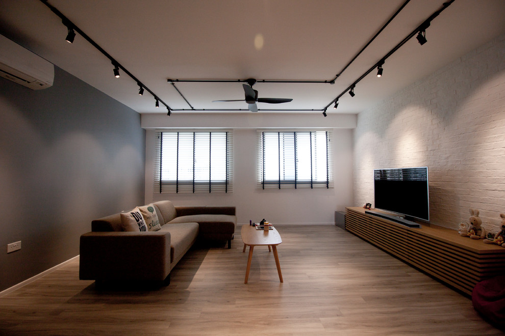 Punggol Waterway HDB - 5 Bedroom - Scandinavian - Family Room ...