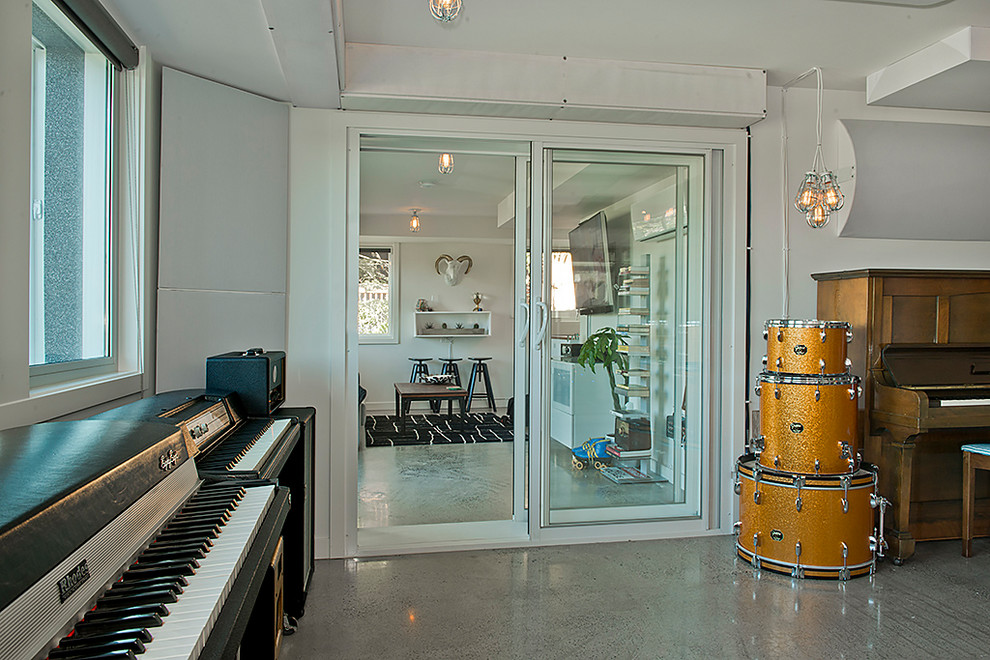Push/Pull Recording Studio - Modern - Family Room - Seattle - by Bakstad Construction | Houzz