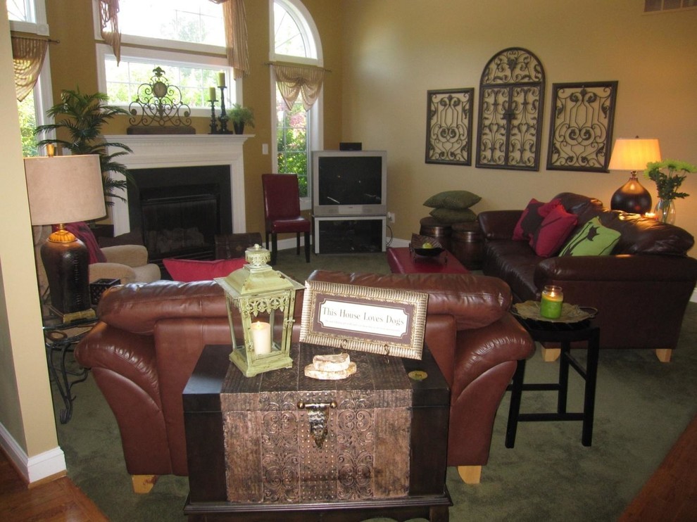 Redesign Project-Before and After Photos - Traditional - Family Room ...