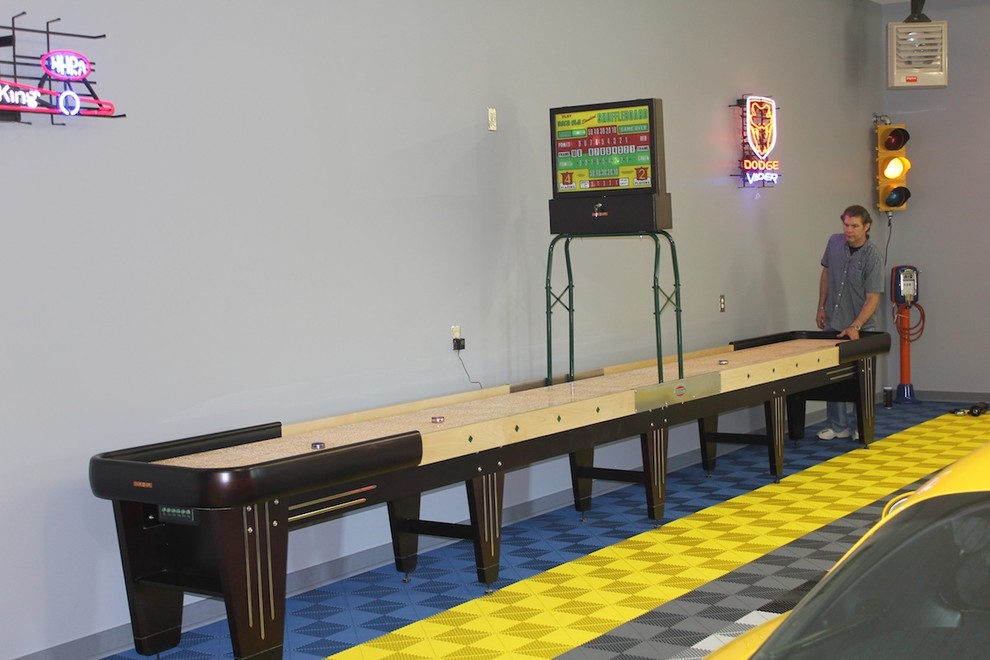 Rock Ola Shuffleboard Tables - Eclectic - Family Room - Detroit - by ...
