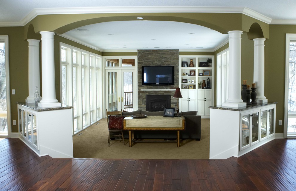 Rojina Lane Residence Family Room 1 - Traditional - Family Room ...