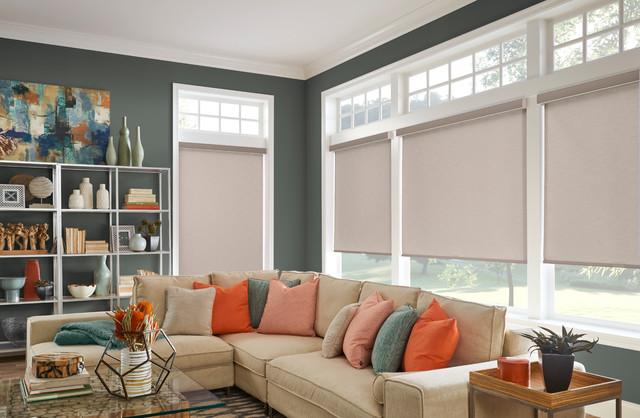 Roller Shades - Traditional - Games Room - Boston - by Comfortex Window ...