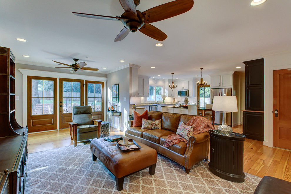 Rothgeb Transformation - Transitional - Family Room - Raleigh - by ...
