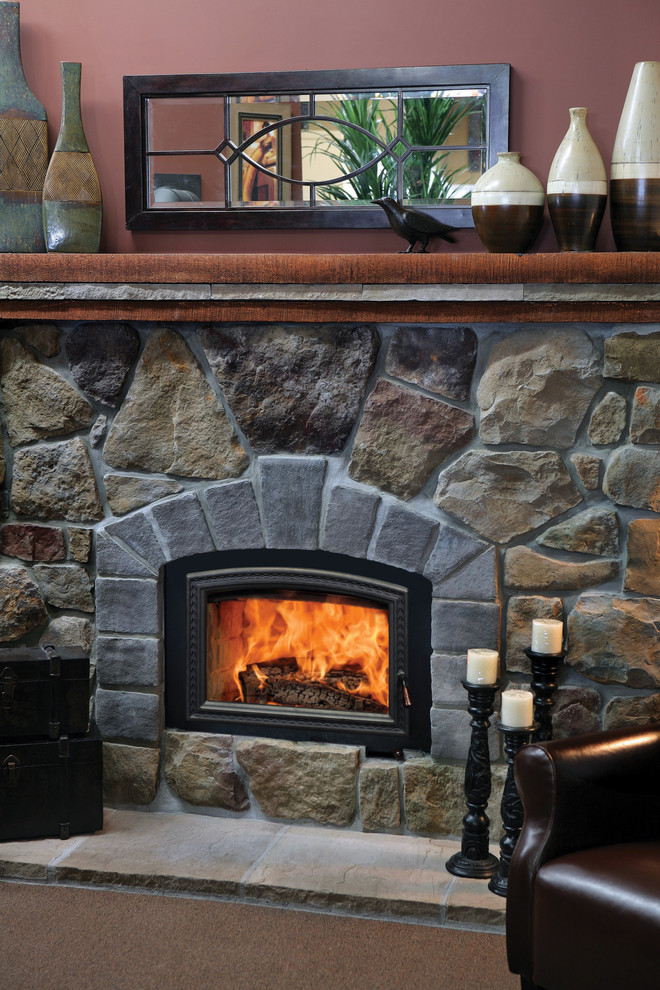 RSF Wood Fireplaces - Craftsman - Family Room - Calgary - by Diamond ...