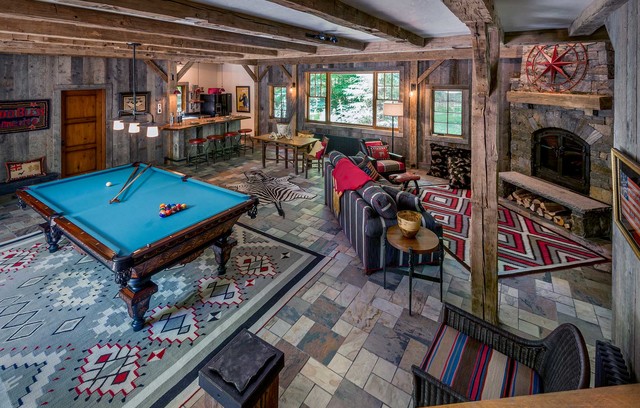Rustic Game Room Color Schemes