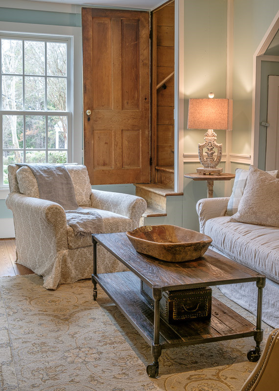 Rustic Farmhouse Renovation & Design - Farmhouse - Family Room - Other ...