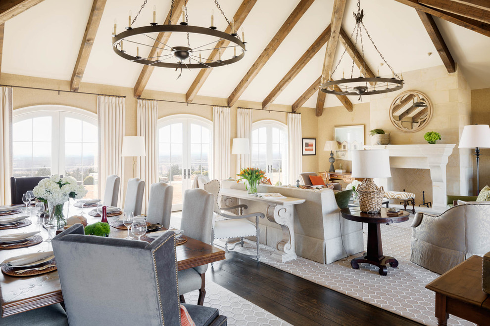 Rustic Great Room - Rustic - Family Room - Nashville - by Marty ...