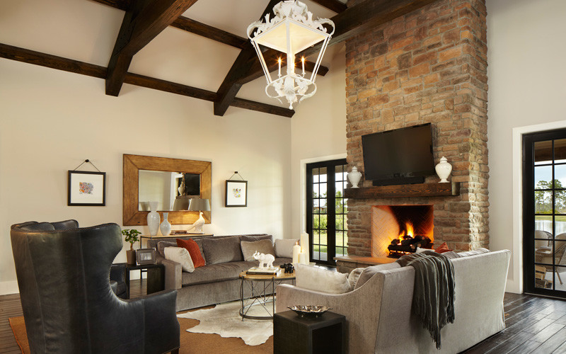 Rustic Modern Cabin - Rustic - Family Room - Atlanta - by Giana Allen ...