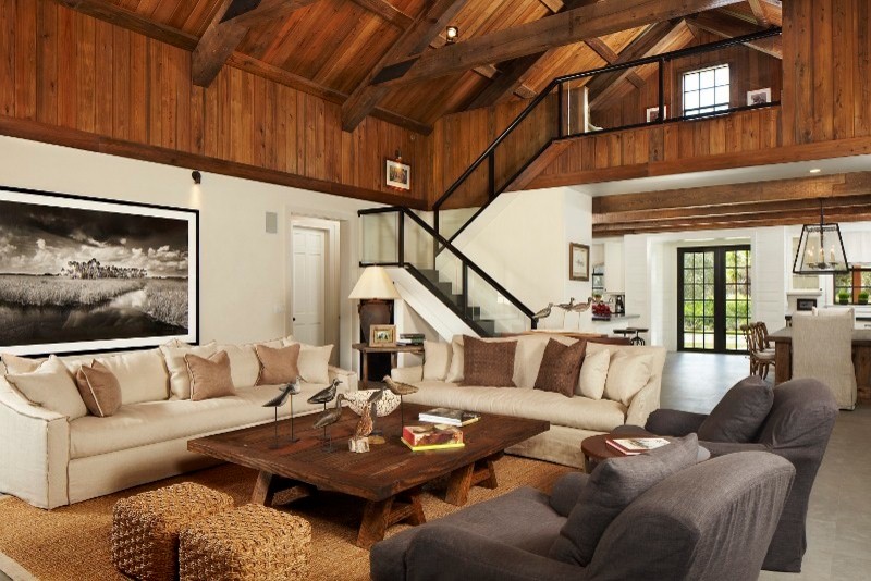 Rustic Modern Cabin - Rustic - Family Room - Atlanta - by Giana Allen ...
