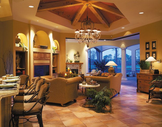 Sater Design Collection's 6930 "Lindley" Home Plan - Mediterranean ...