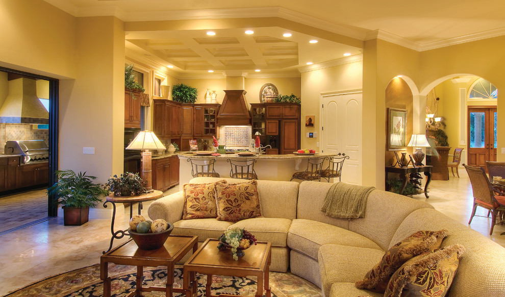 Sater Design Collection's 8052 "Caprina" Home Plan - Méditerranéen ...