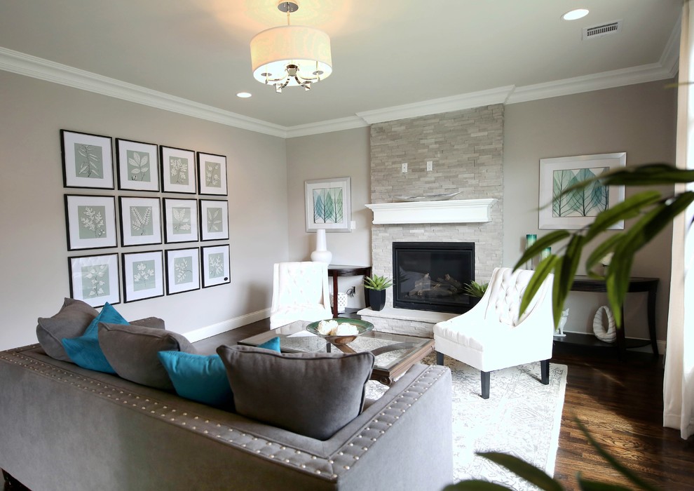 Savona Ct, Staten Island - Model Home - Transitional - Family Room ...