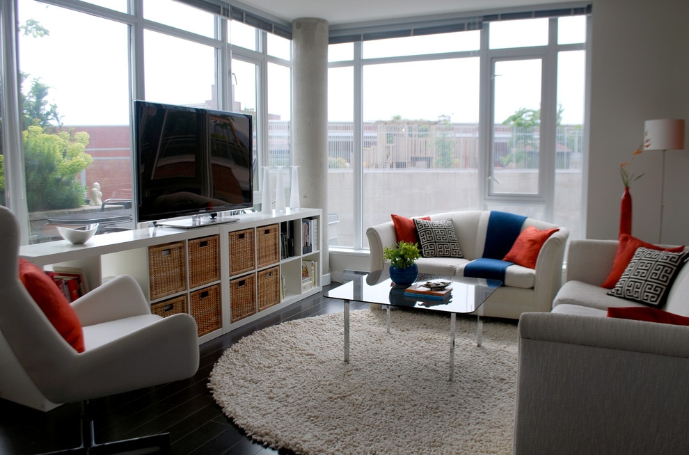 Scotia Street City Chic Interior Decorating Project - Moderne - Salle ...