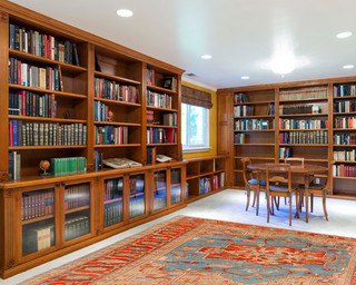 SF Bay Custom Library - Traditional - Family Room - San Francisco - by ...