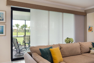 Signature Sliding Panel Track on a Sliding Door - Contemporary - Family ...