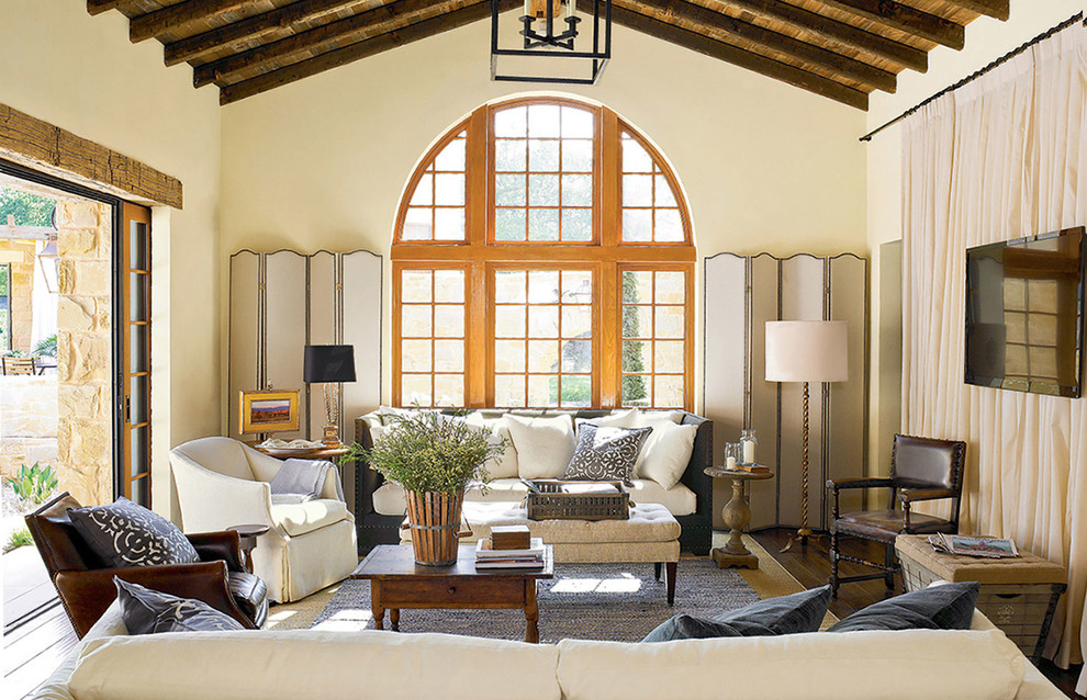 Southern Living Idea House - Mediterranean - Family Room - Austin - by ...